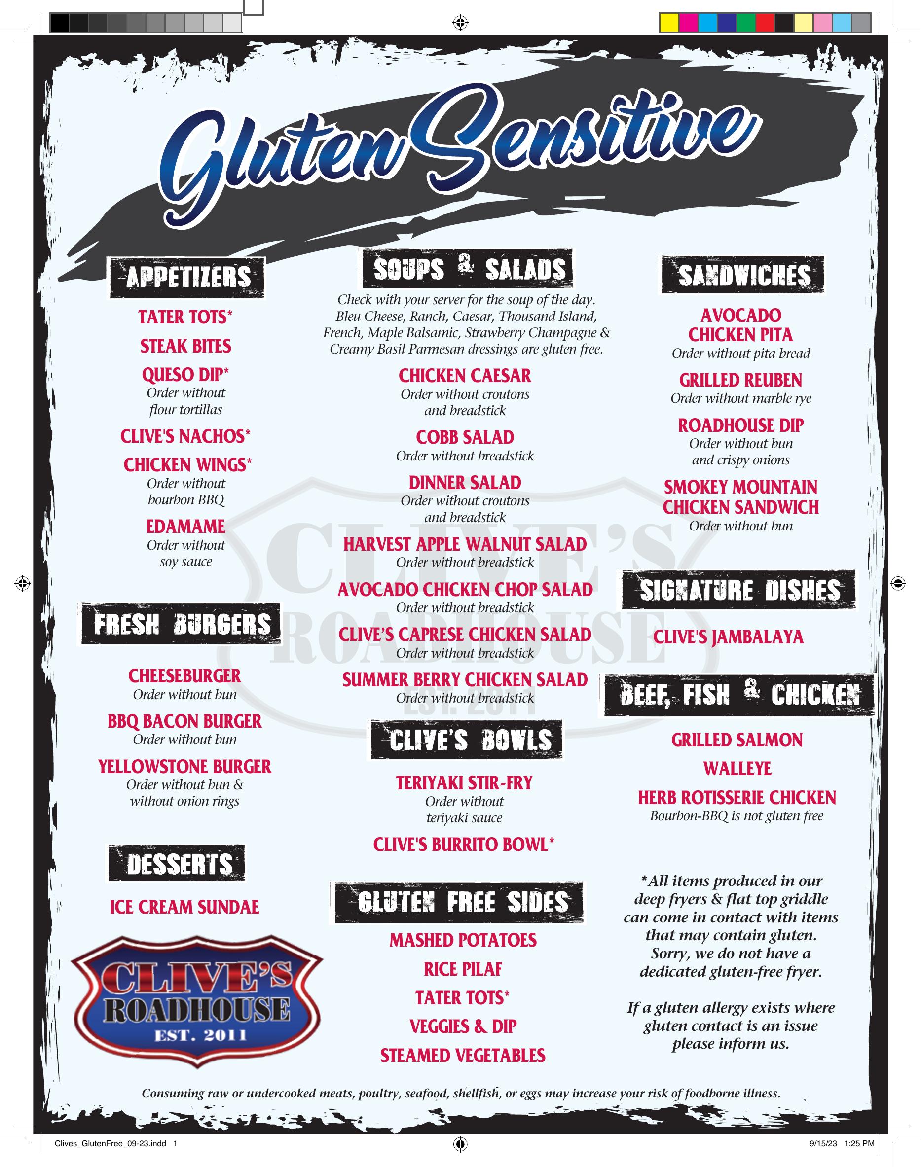 Clive's Roadhouse | Blaine, Burnsville, Champlin, Rogers